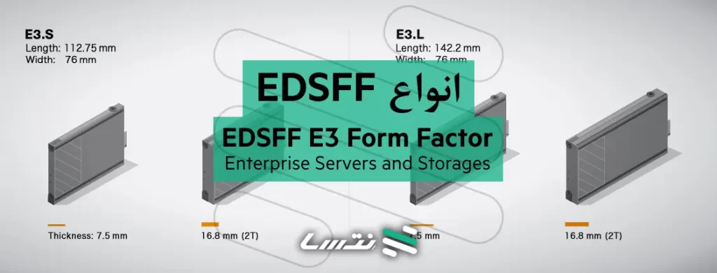 معرفی فرم فکتورهای جدید SSD به نام EDSFF
